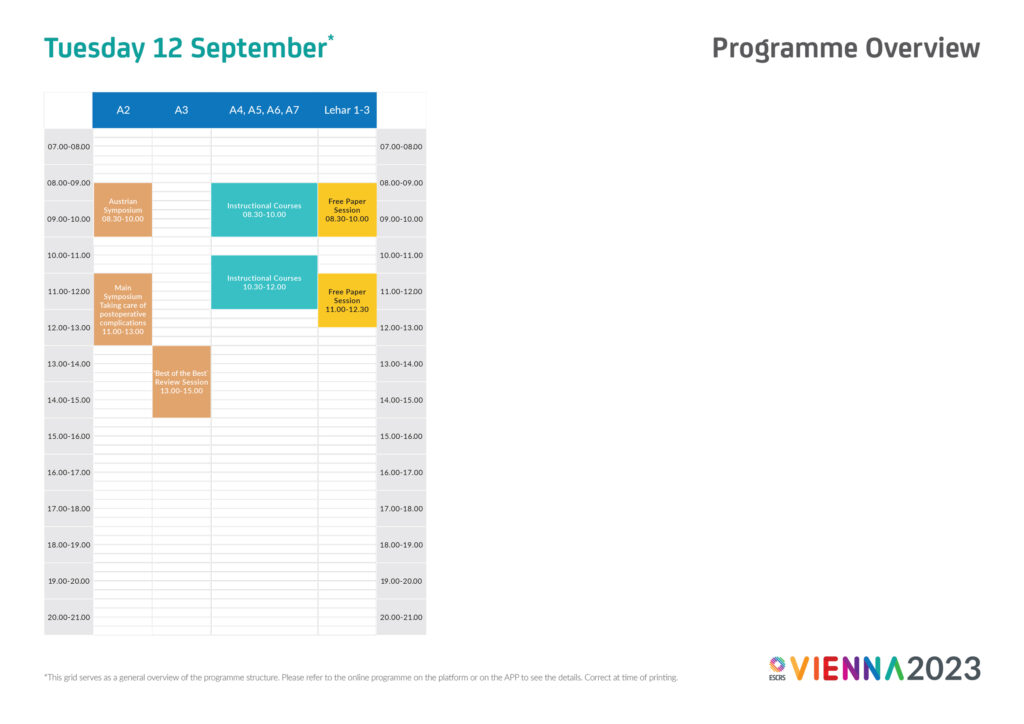 Programme Overview | ESCRS 2023
